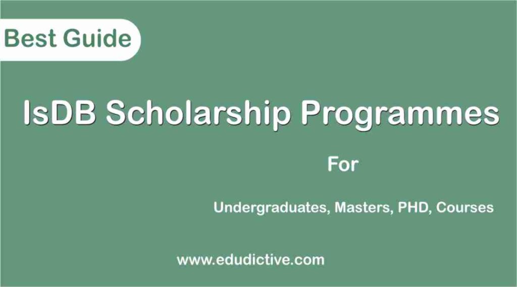 Programmes Offered by IsDB Scholarship [Fully Funded]