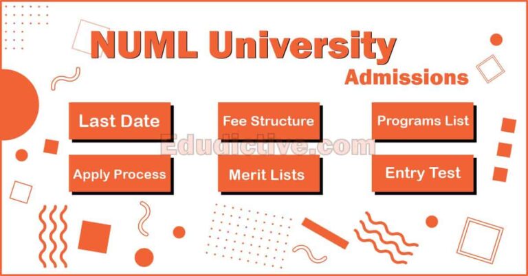 NUML Admissions 2021 (Last Date, Fee, Merit & Apply Process)